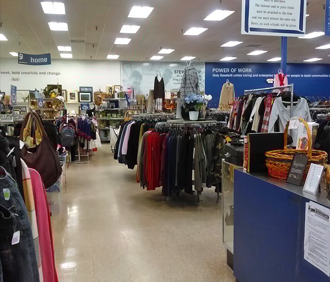 Endless racks of possibilities stretch before you like a fashionista's fever dream come true.