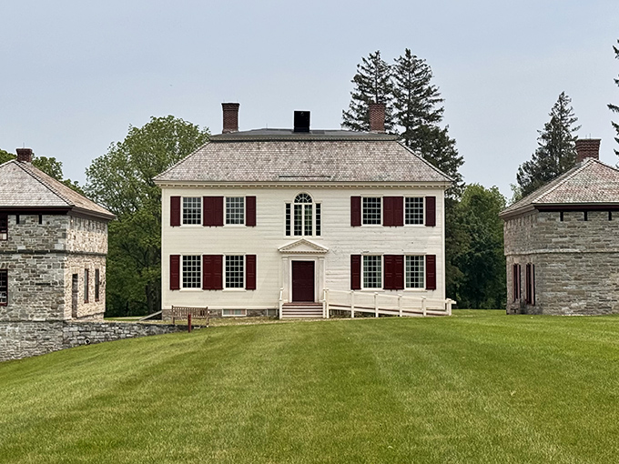 Johnson Hall stands proudly as a testament to colonial architecture, where history isn't just preserved&mdash;it's practically inviting you in for tea.