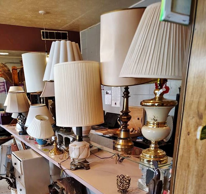 Illuminating finds at every turn. These vintage lamps aren't just lighting fixtures&mdash;they're conversation pieces with stories to tell.