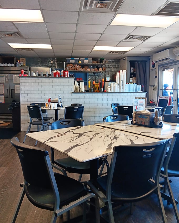 Simple interiors let the food do the talking &ndash; those marble-topped tables have witnessed countless "oh my goodness" first bites.