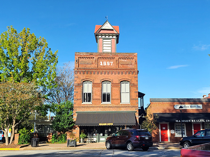 The 1887 building stands proud like that one friend who refuses to change their hairstyle for decades—and somehow pulls it off magnificently.