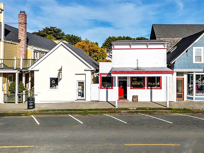 Dick's Place stands as Mendocino's no-nonsense watering hole, where locals have been solving the world's problems over drinks since before Instagram made everything "authentic."