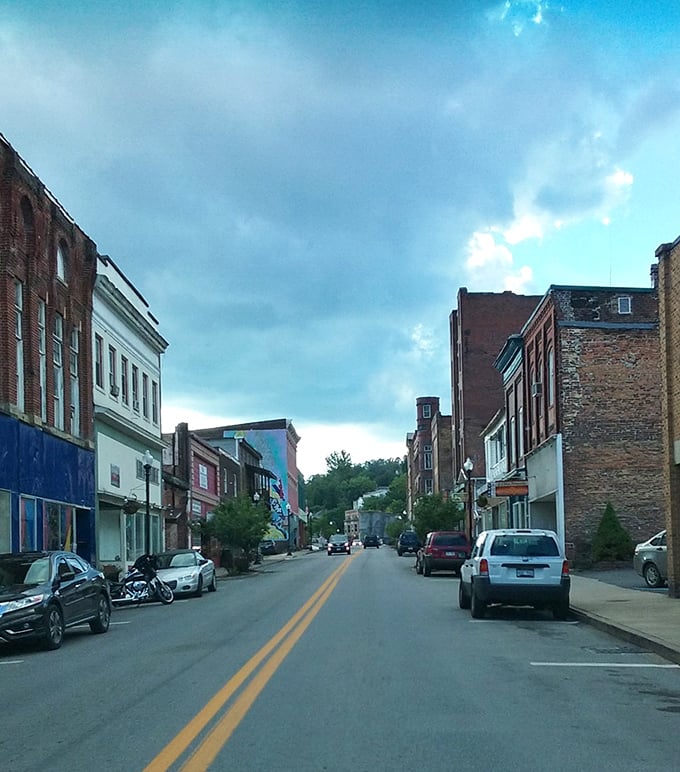 Storm clouds gather over Grafton's charming streetscape, but locals will tell you the financial forecast for retirees remains surprisingly sunny in this affordable mountain town.