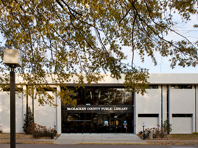 The McCracken County Public Library proves that free entertainment and air conditioning make a winning combination for budget-conscious living.