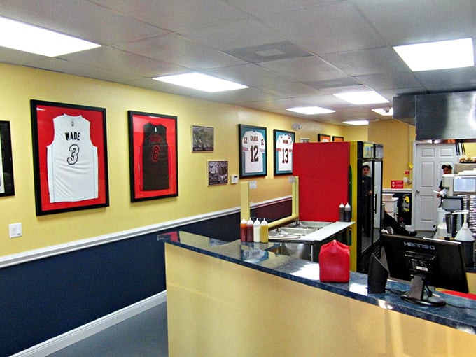 Sports memorabilia transforms this simple eatery into a shrine to Miami athletics, where Dwyane Wade's jersey watches over your dining experience.