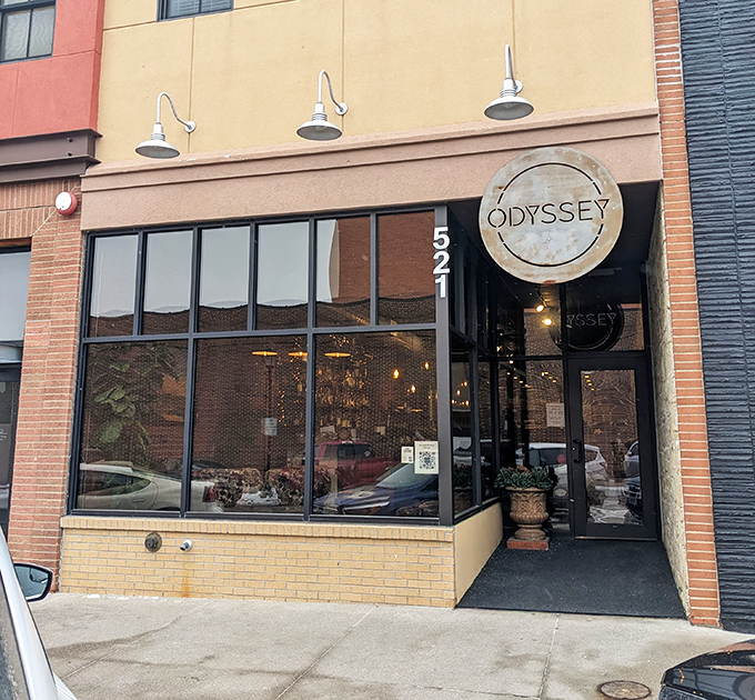 At Odyssey, contemporary dining meets small-town prices. The stylish exterior promises culinary adventures that won't require a second mortgage to enjoy.