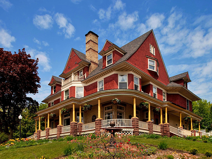 This grand Victorian beauty isn't just a pretty face&mdash;it's the Old Rittenhouse Inn, where wraparound porches practically demand afternoon lemonade sessions.