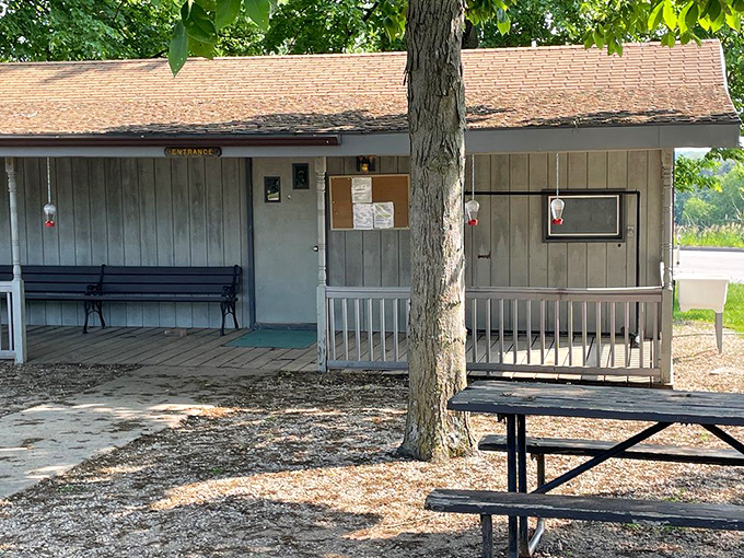 The humble park office stands ready for adventure-seekers&mdash;proof that the most magnificent experiences often begin at the most unassuming doorsteps.