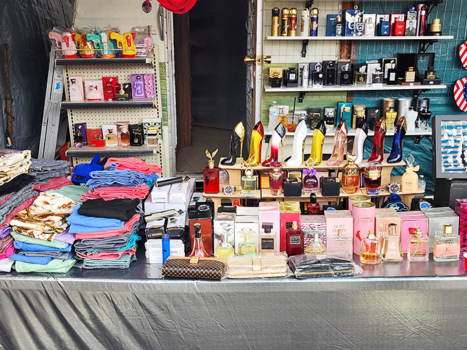 Fragrance heaven! From designer-inspired scents to unique perfumes, this stall offers olfactory adventures without the department store markup.