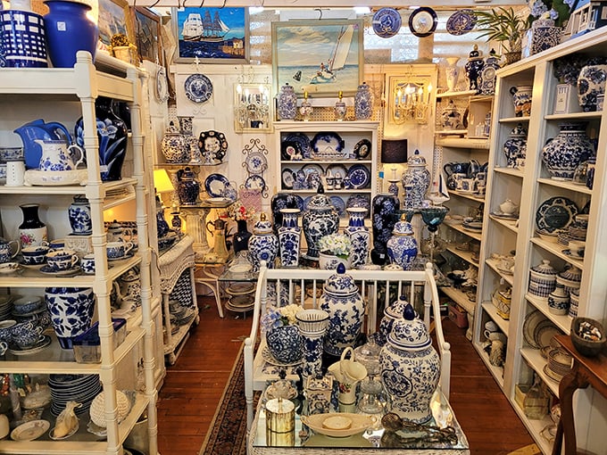 Blue and white porcelain paradise! This collection would make your grandmother swoon and interior designers reach for their wallets simultaneously.
