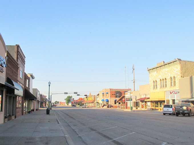 Valentine's downtown stretches before you like a Norman Rockwell painting come to life, minus the crowds but full of authentic charm.
