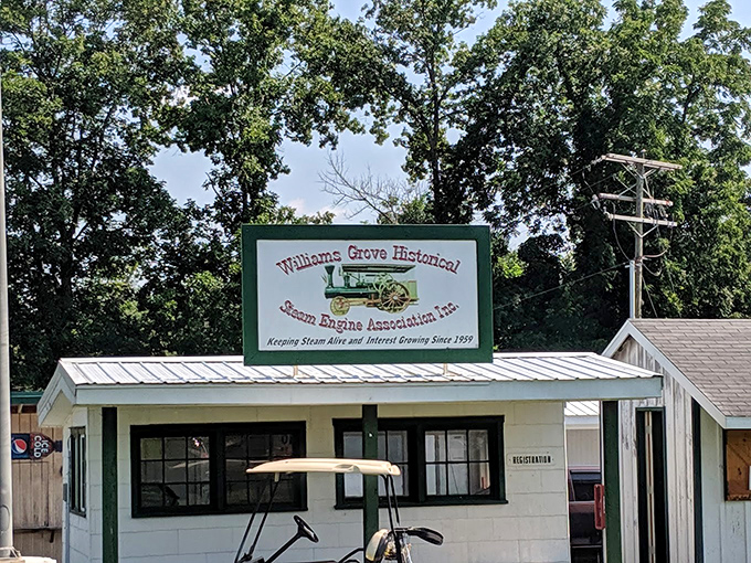 Command central for steam-powered adventures. This unassuming building houses the heartbeat of Pennsylvania's most nostalgic time machine.