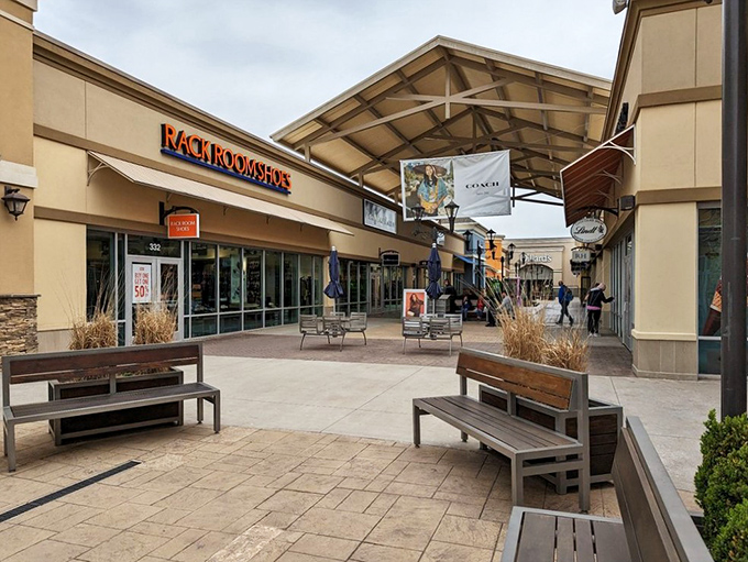 The strategic placement of these benches isn't coincidental&mdash;they're recovery zones for when your shopping stamina needs a quick recharge.