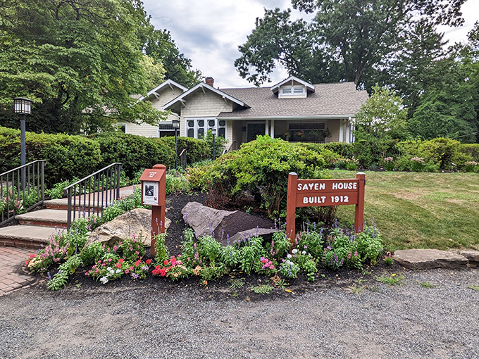 The 1912 Sayen House welcomes visitors with understated charm&mdash;like that friend who doesn't need to brag because their home speaks for itself.