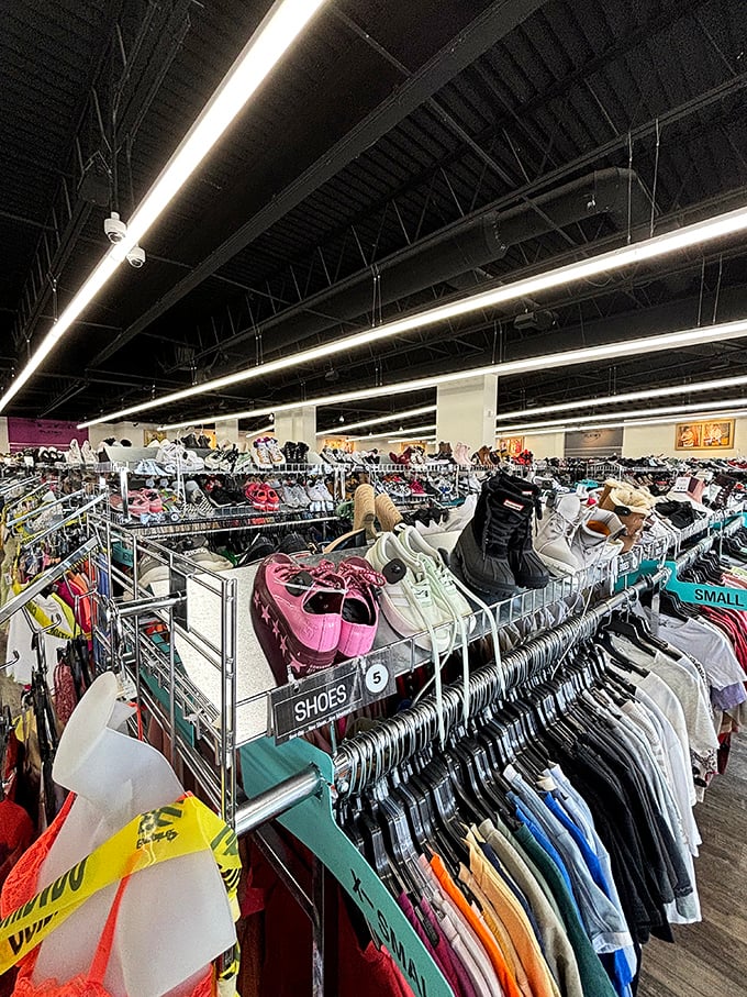 Fashion treasure hunters navigate this El Dorado of footwear and apparel, where yesterday's splurges become today's steals.