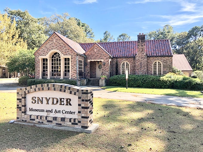 The Snyder Museum isn't just preserving history&mdash;it's housed in what looks like the coziest brick home that ever decided to become a cultural institution.