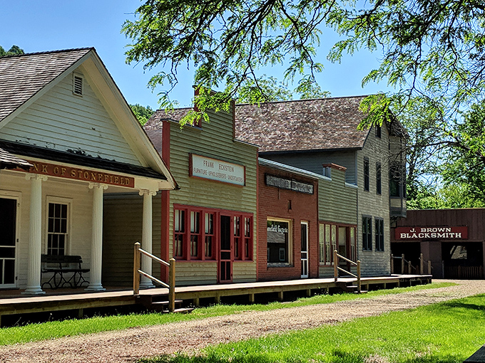 History you can touch at Stonefield Historic Site. These preserved buildings don't just tell Wisconsin's story&mdash;they let you walk right into it.