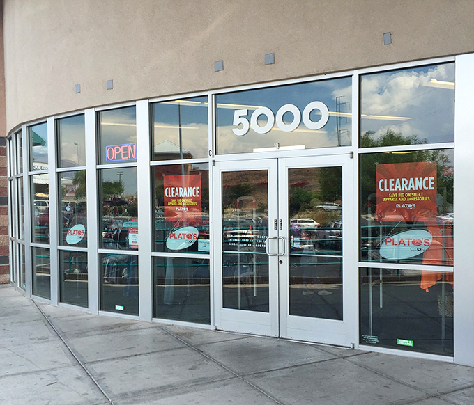 The entrance beckons with promises of "CLEARANCE" &ndash; the siren song that no dedicated bargain hunter can resist.