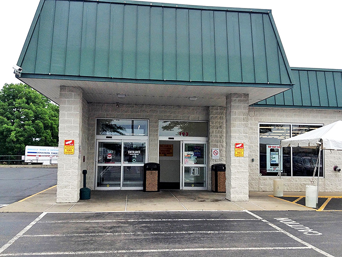 First-timers might walk past these humble doors, but regulars know they're the gateway to secondhand paradise.