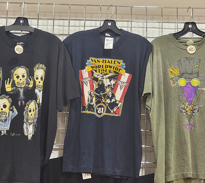 Rock history hangs by a thread! That Van Halen '81 tour shirt isn't just clothing&mdash;it's wearable memorabilia waiting for its next concert.