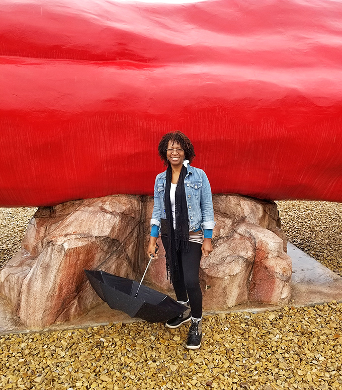 Standing beneath this massive pepper makes you feel like you've stumbled into a culinary "Honey, I Shrunk the Kids" adventure in the Land of Enchantment.