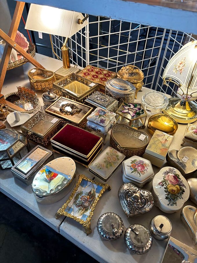 These aren't your grandmother's trinket boxes&mdash;unless your grandmother had impeccable taste in vintage collectibles and decorative treasures.