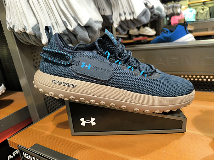 These blue Under Armour sneakers aren't just shoes&mdash;they're your feet's way of saying "I'm practical, but I still like nice things."