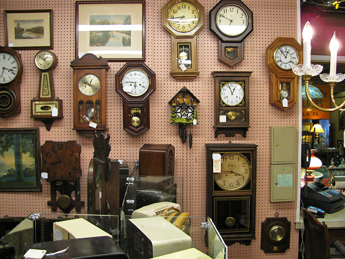 Time stands still at The Old Mill, literally, with dozens of vintage clocks marking every moment from decades past.