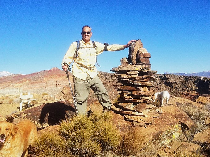 Hiking the trails around Quail Creek offers stunning vistas and the chance to build your very own "I was here" cairn.