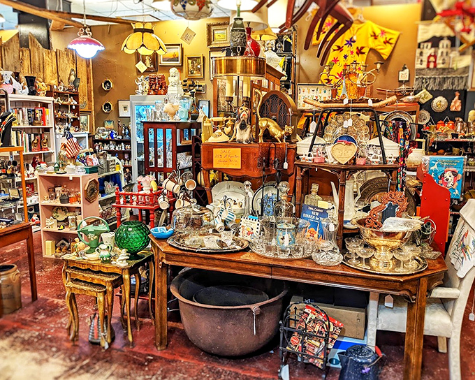 The kind of organized chaos that makes treasure hunting feel like an archaeological dig through American history.
