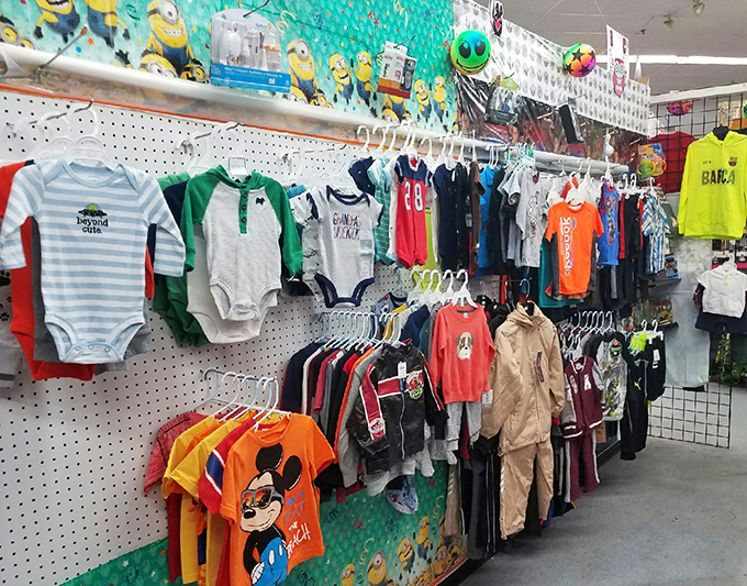 Children's clothing that won't break the college fund! From Mickey Mouse to sports jerseys, outfit the little ones without the big box store markup.