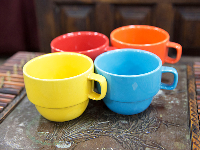 These vintage Fiestaware mugs aren't just containers for coffee&mdash;they're time machines to grandma's Sunday breakfasts.