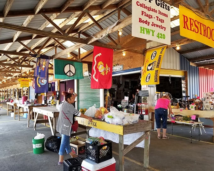 Under this metal roof, memories and merchandise mingle &ndash; it's like your grandparents' attic met a department store.