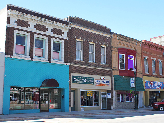 Historic storefronts wear their age gracefully, offering shopping without the aggressive sales tactics of mall kiosks.