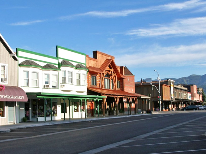 Historic storefronts line Central Avenue like a real-life movie set, complete with mountain backdrops that make even mundane errands feel cinematic.