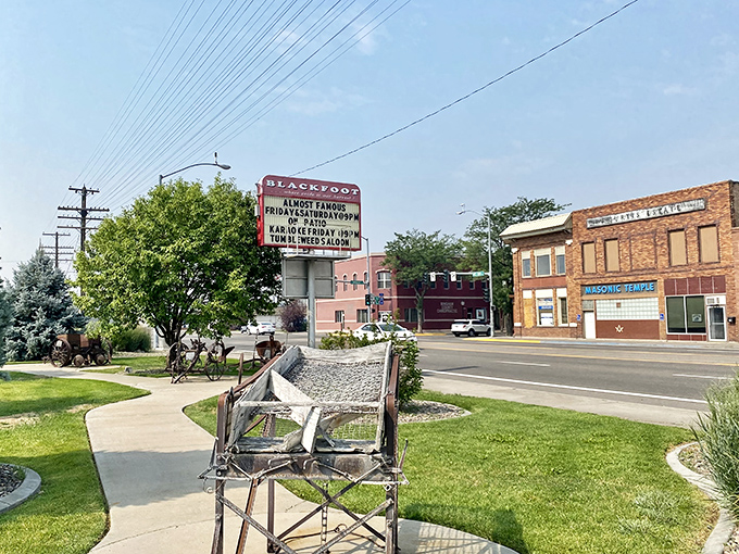 That vintage chair isn't just decor &ndash; it's Blackfoot's way of saying "slow down and stay awhile."