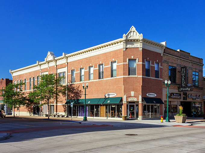 This corner building isn't just preserving history &ndash; it's preserving your nest egg with charming storefronts where shopping doesn't require a second mortgage.