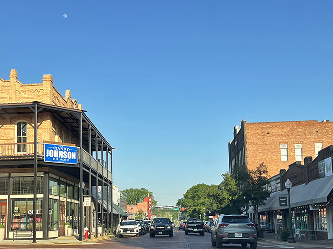 Downtown Nacogdoches under that impossibly blue Texas sky feels like stepping into a movie set where everyone knows your name&mdash;even when they don't. 