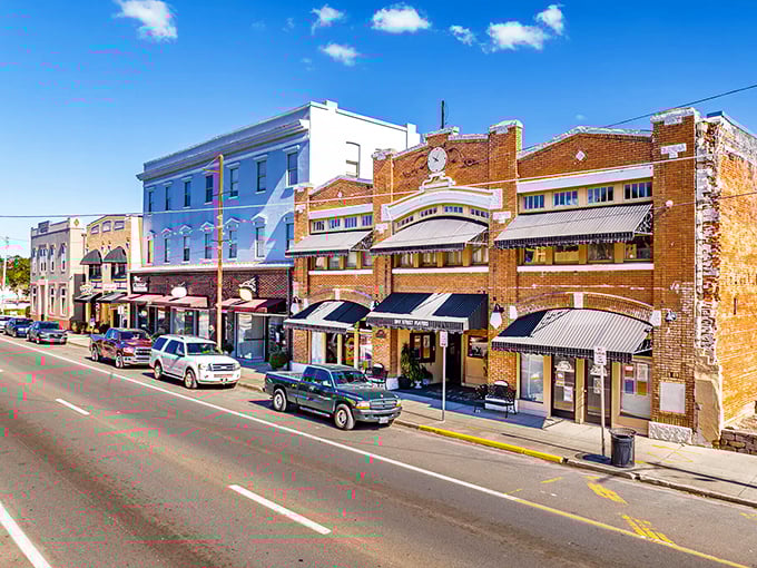 Historic buildings line Eustis's main thoroughfare, their century-old brick facades telling stories of a Florida that existed long before mouse ears became the state's unofficial symbol.