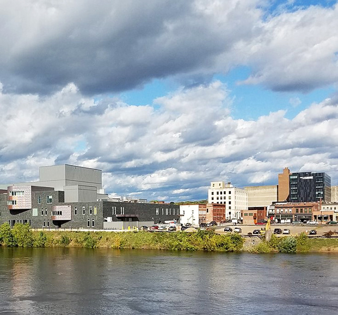 The Pablo Center at the Confluence isn't just an architectural marvel&mdash;it's where the rivers meet and the arts flourish under Wisconsin's dramatic skies.