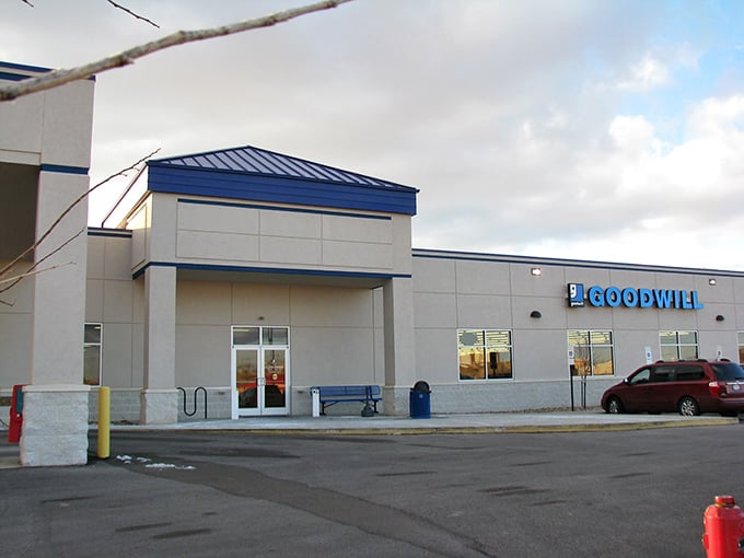 That iconic blue signage promises adventure within. Like a portal to bargain dimension, these doors have changed many a shopper's fortune.
