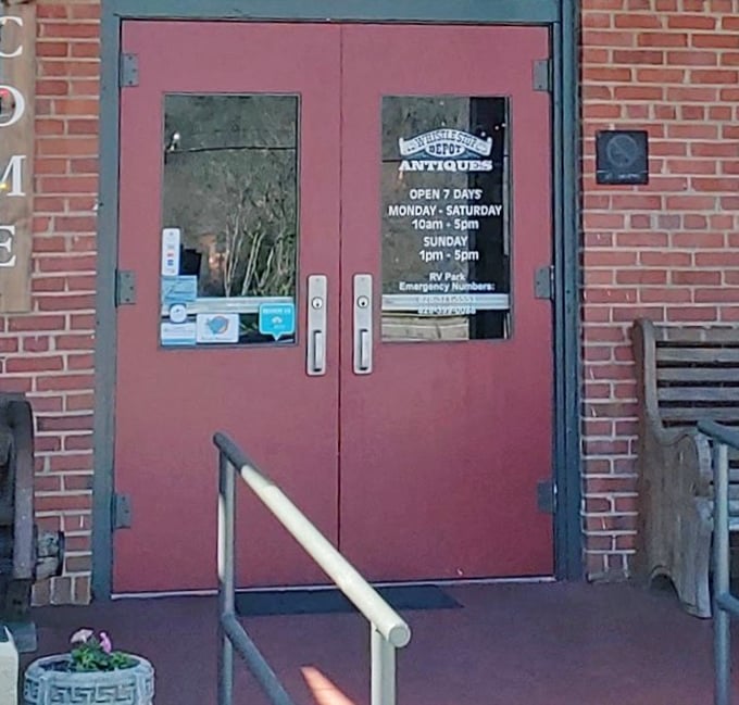 Those red doors aren't just an entrance&mdash;they're a time portal. Open daily because nostalgia doesn't take weekends off.