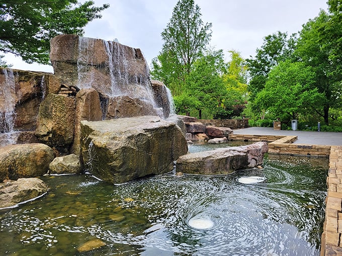 Not your average backyard water feature! This rocky cascade creates the soundtrack to your garden stroll&mdash;nature's spa treatment for frazzled nerves.