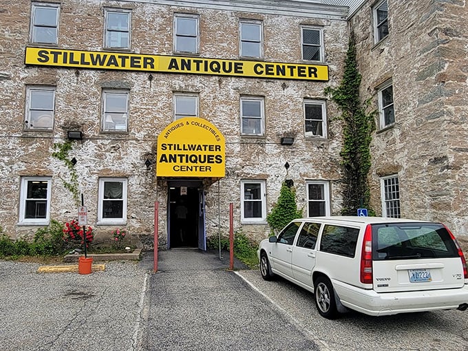 This isn't just any old building&mdash;it's a time capsule disguised as architecture, complete with ivy creeping up the walls like nature's timeline.