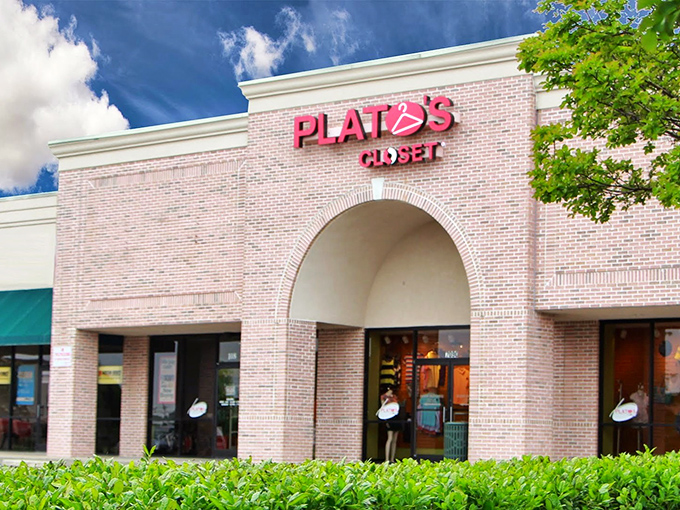 Bathed in daylight, this fashion oasis stands ready to transform your wardrobe without transforming your bank account into a barren wasteland.