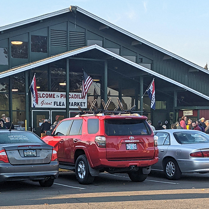 The unassuming green exterior belies the wonderland within, like a treasure chest disguised as a toolshed. Weekend pilgrims arrive in droves.