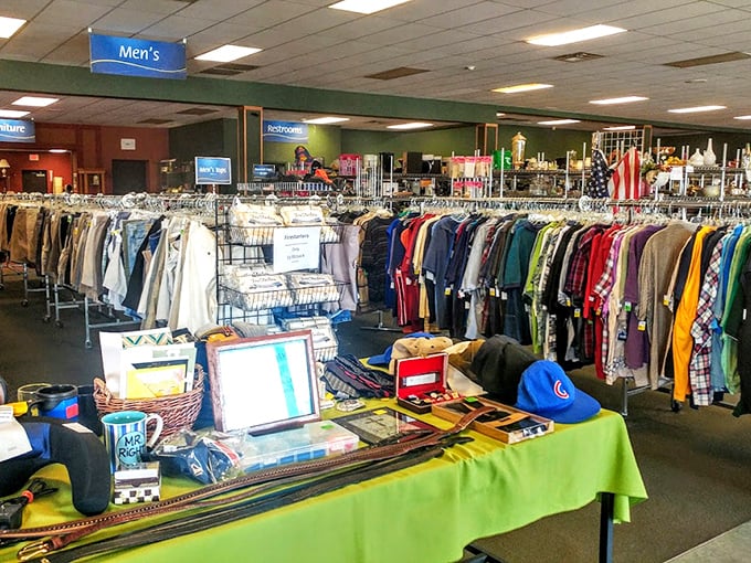 Welcome to the mothership of secondhand shopping, where racks stretch toward the horizon and your next favorite outfit awaits discovery.