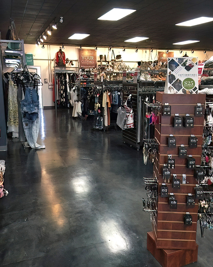 Organized chaos at its finest. Unlike your typical thrift store jumble, Uptown Cheapskate's thoughtful layout makes treasure hunting actually enjoyable.