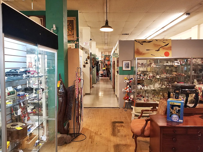 Long corridors of possibility stretch before you, each booth a different universe curated by passionate collectors with stories to tell.