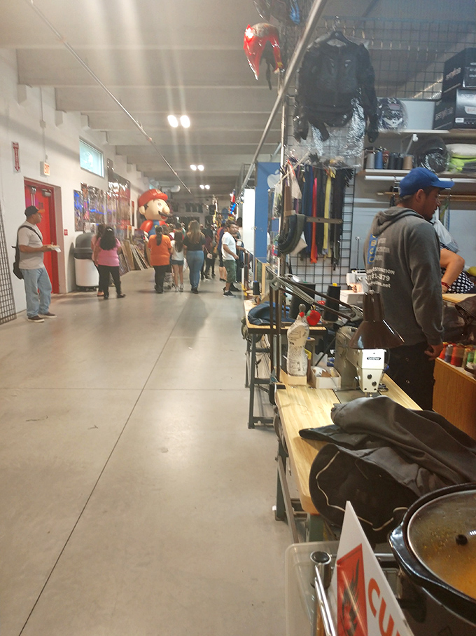 Corridors stretch into retail infinity, where each stall is its own little universe of possibilities and potential finds. 